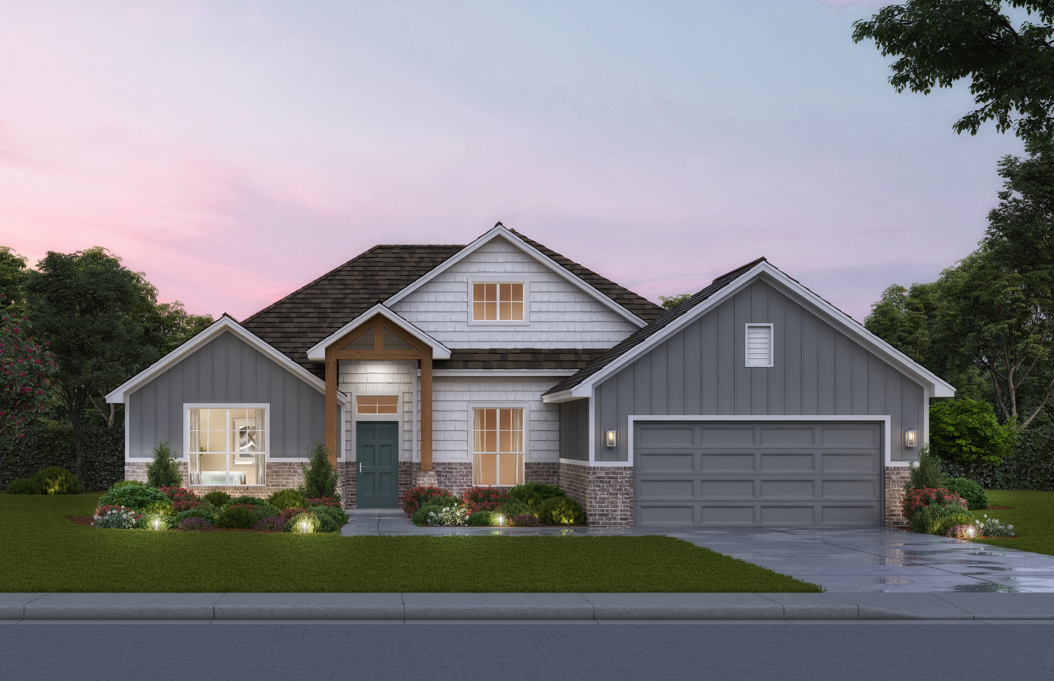 The Cedar Ridge Floor Plan | OKC Home Builder | Authentic Custom Homes