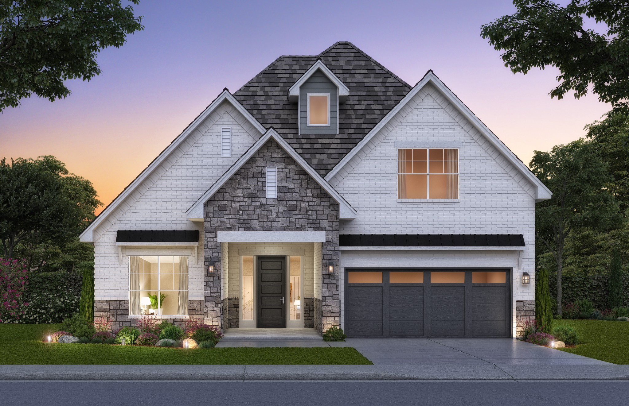 The Mahogany Floor Plan | OKC Home Builder | Authentic Custom Homes