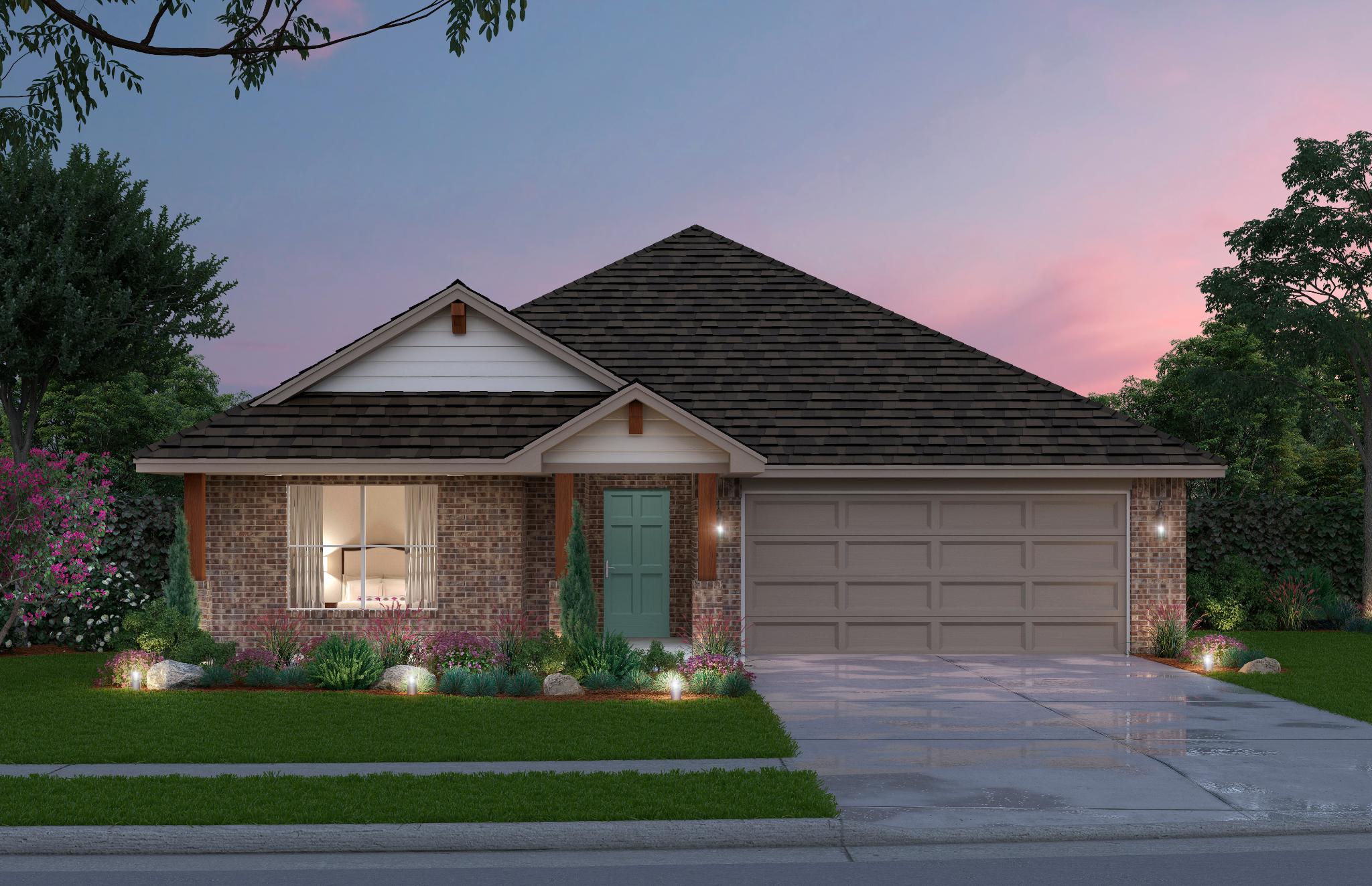 The Sunray Floor Plan | OKC Home Builder | Authentic Custom Homes