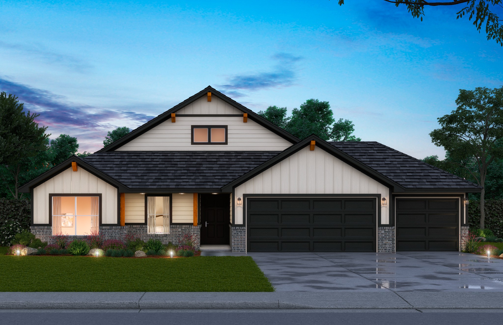 The Lakeview Floor Plan | OKC Home Builder | Authentic Custom Homes
