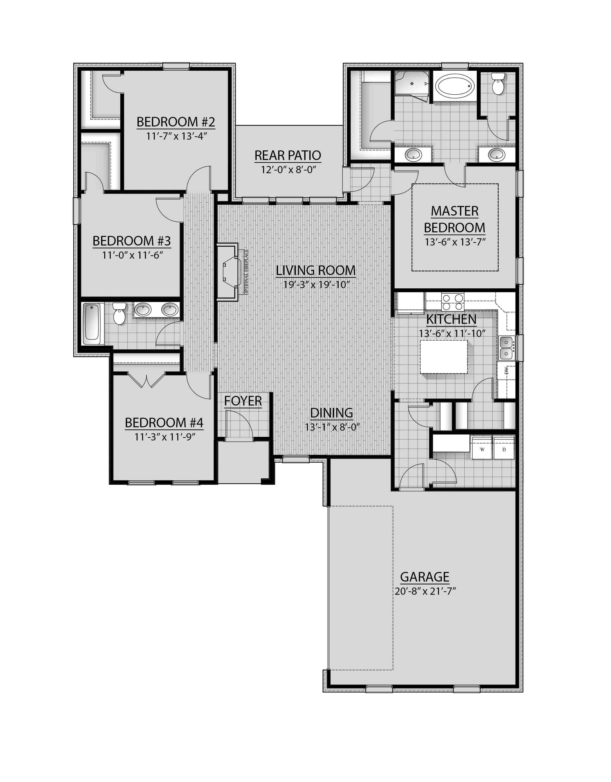 The Delacroix III A | DSLD Homes