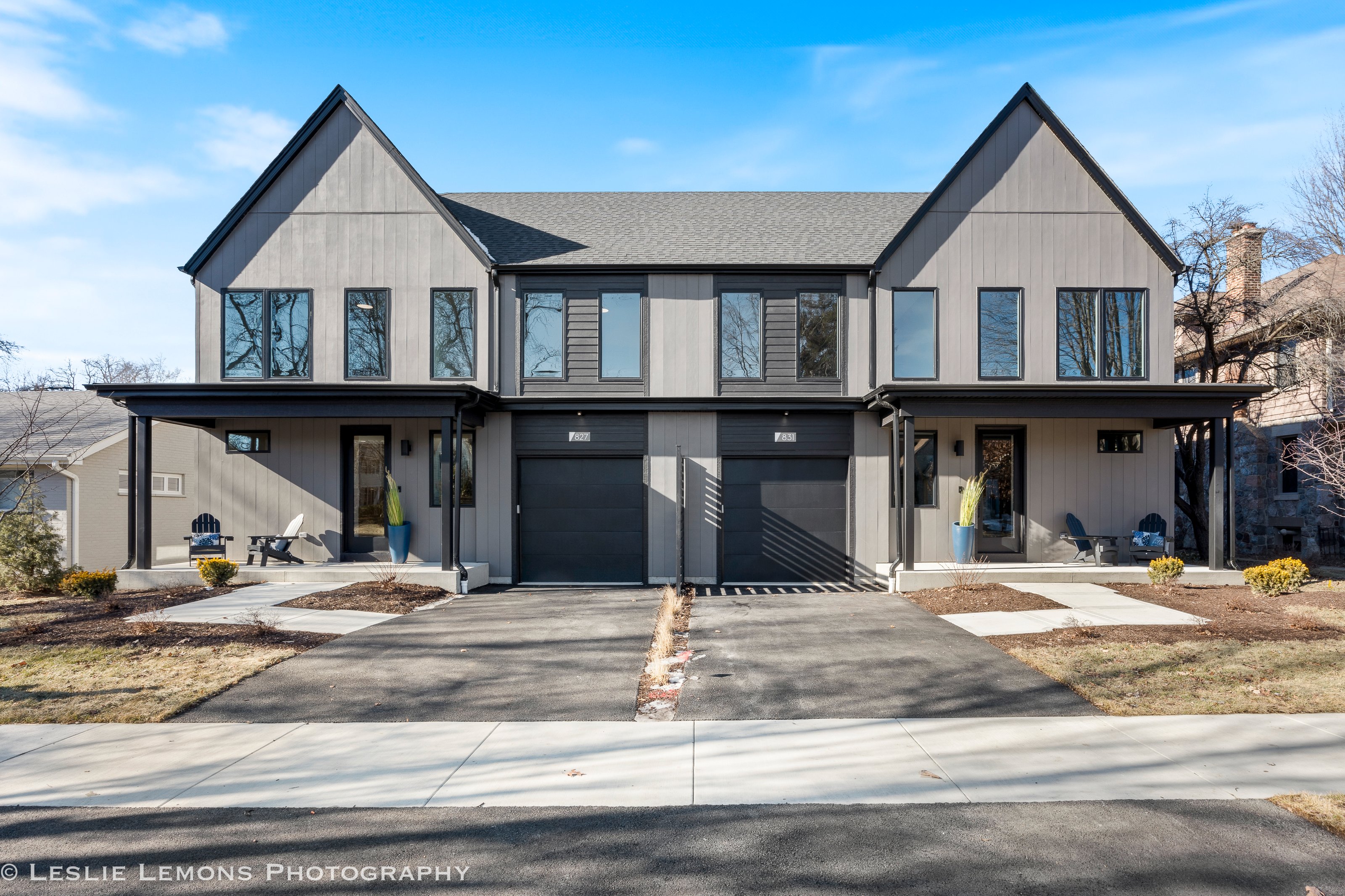 Brand New Luxury Twin Homes Available in Downtown Naperville - 827 and 831 N Ellsworth St.