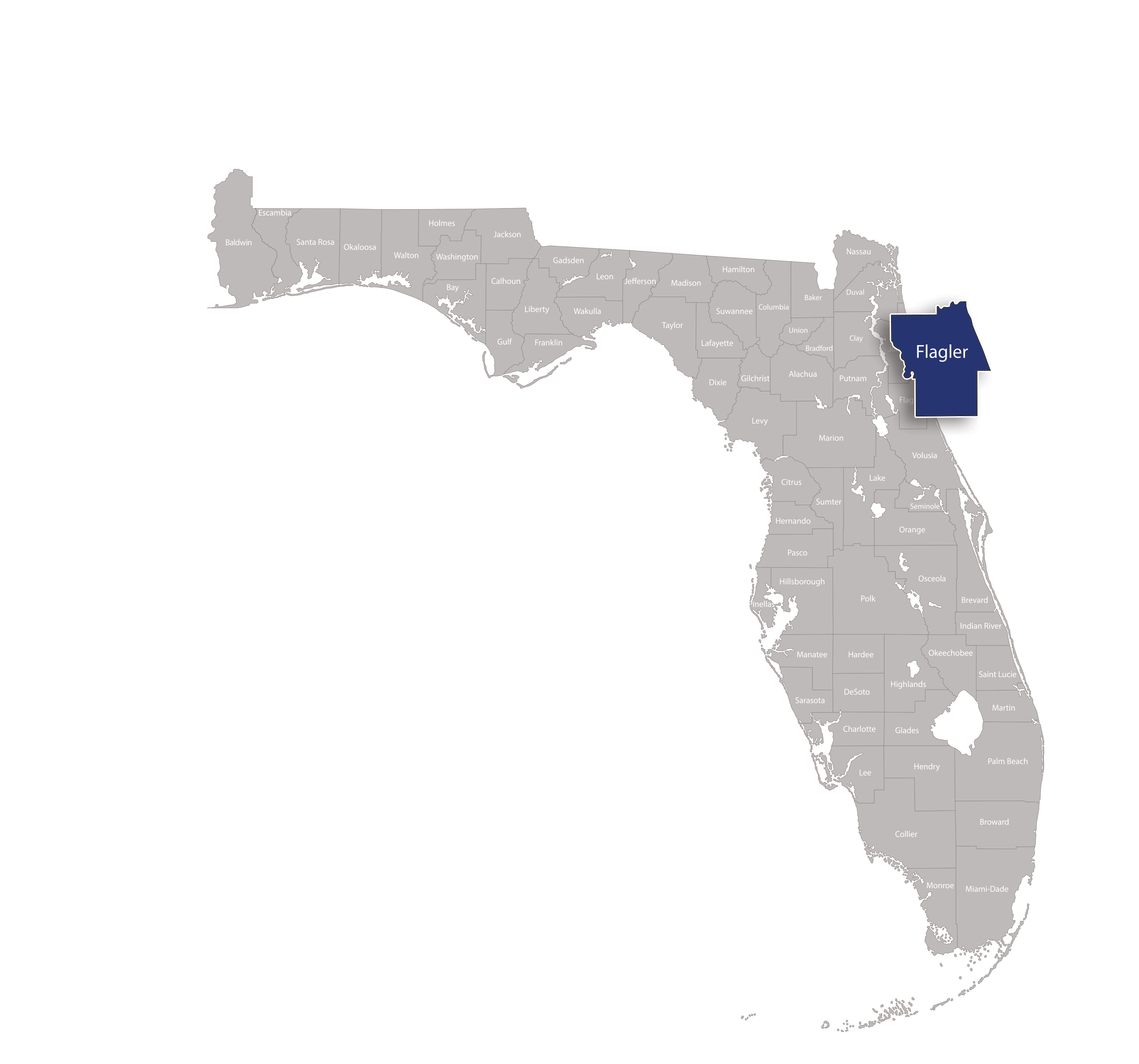 Northeast Florida Map