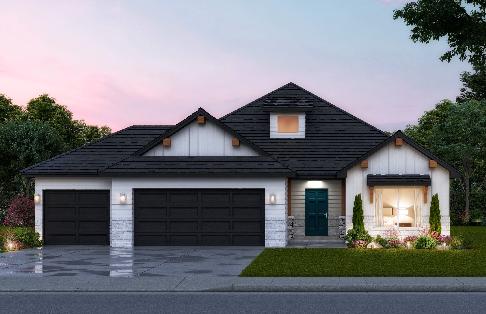 The Redbud Floor Plan | OKC Home Builder | Authentic Custom Homes