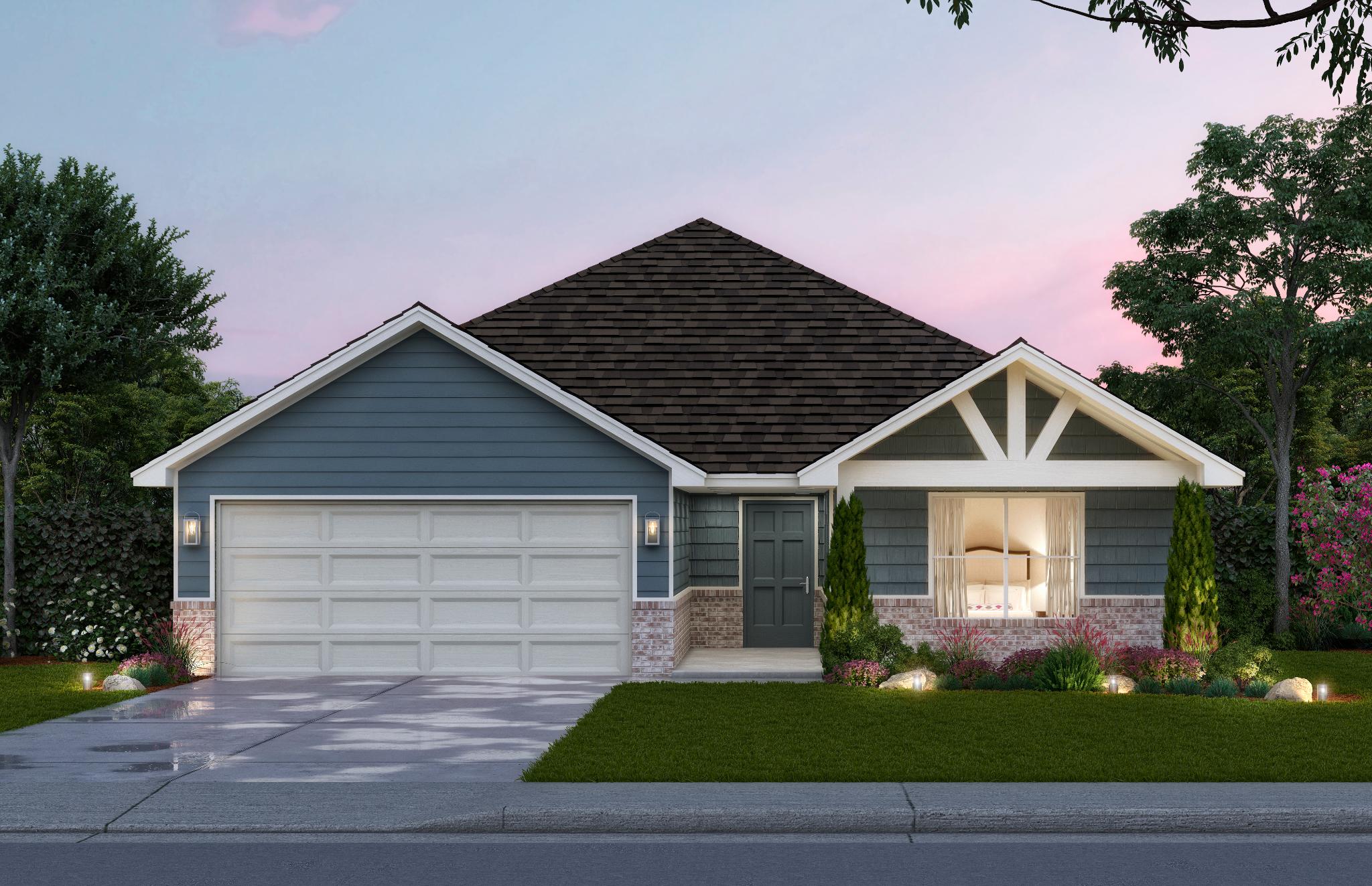 The Holly Floor Plan | OKC Home Builder | Authentic Custom Homes