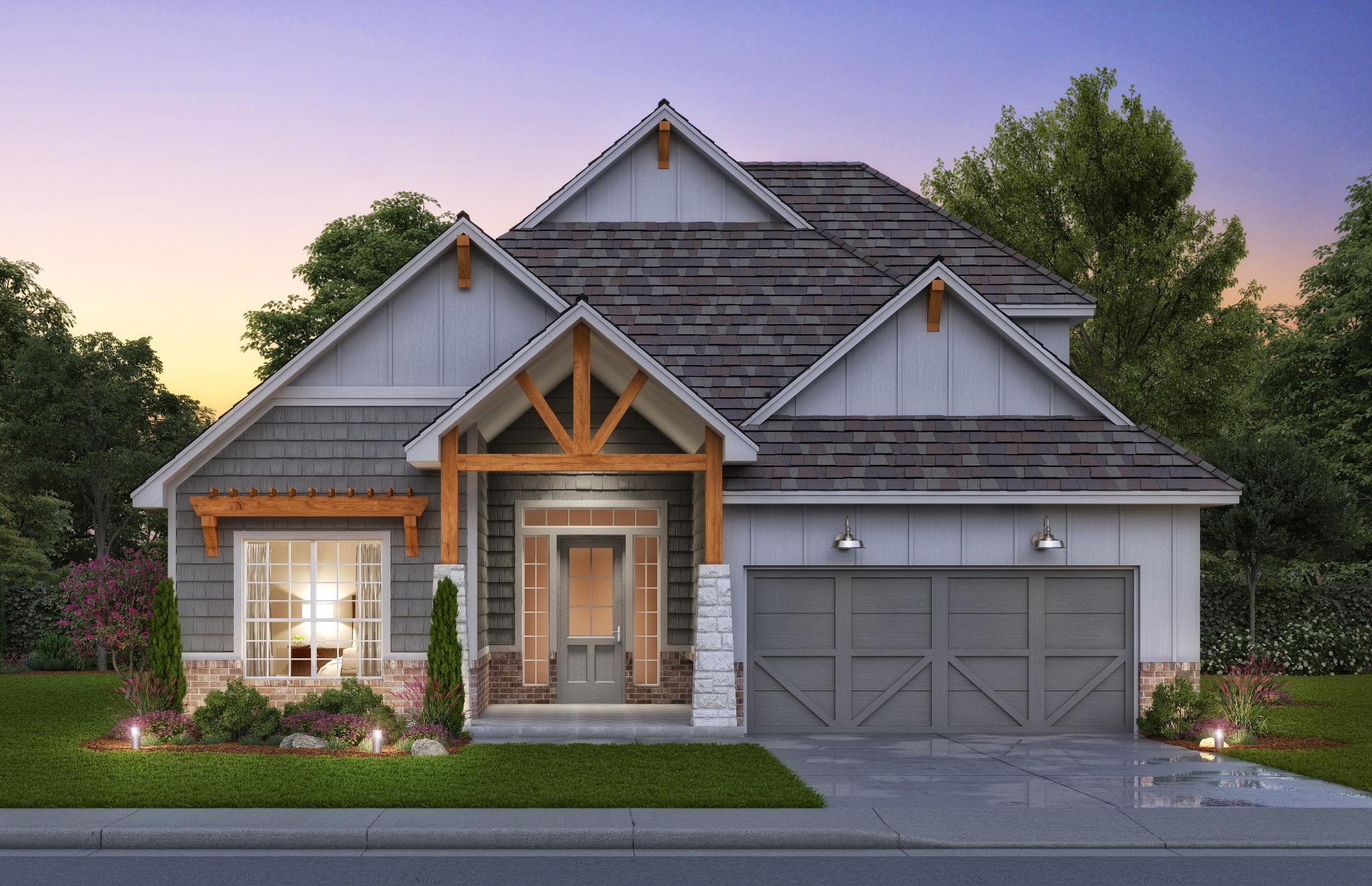 The Maple Floor Plan | OKC Home Builder | Authentic Custom Homes