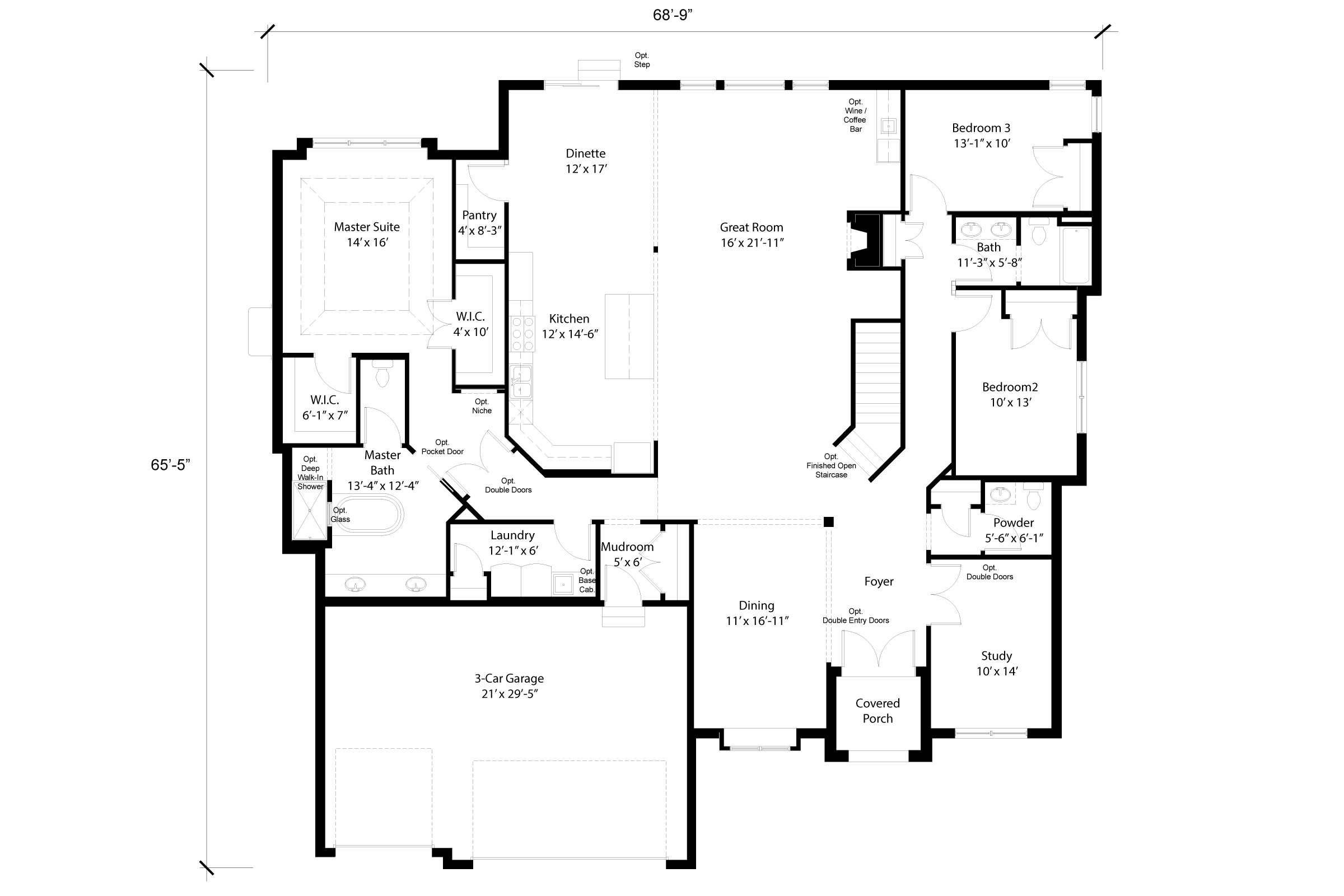The Bailey II | Floor Plans | DJK Custom Homes