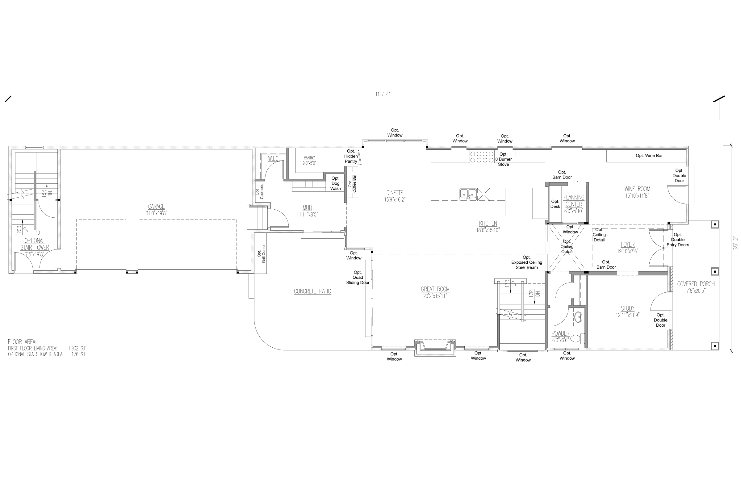 The Addison IV | Floor Plans | DJK Custom Homes