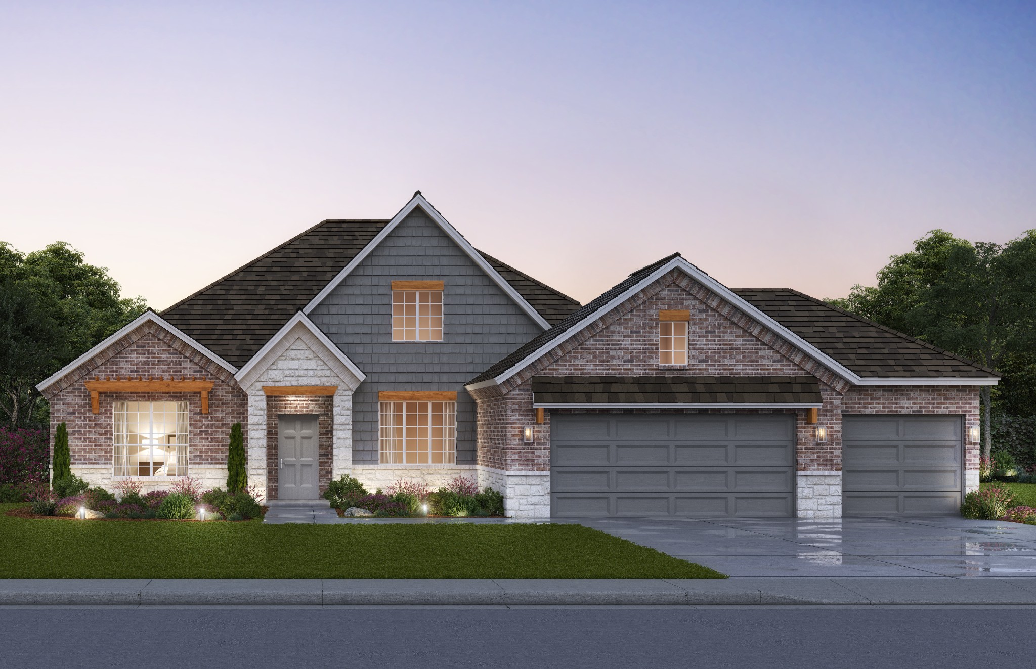 The Cedar Ridge Floor Plan | OKC Home Builder | Authentic Custom Homes