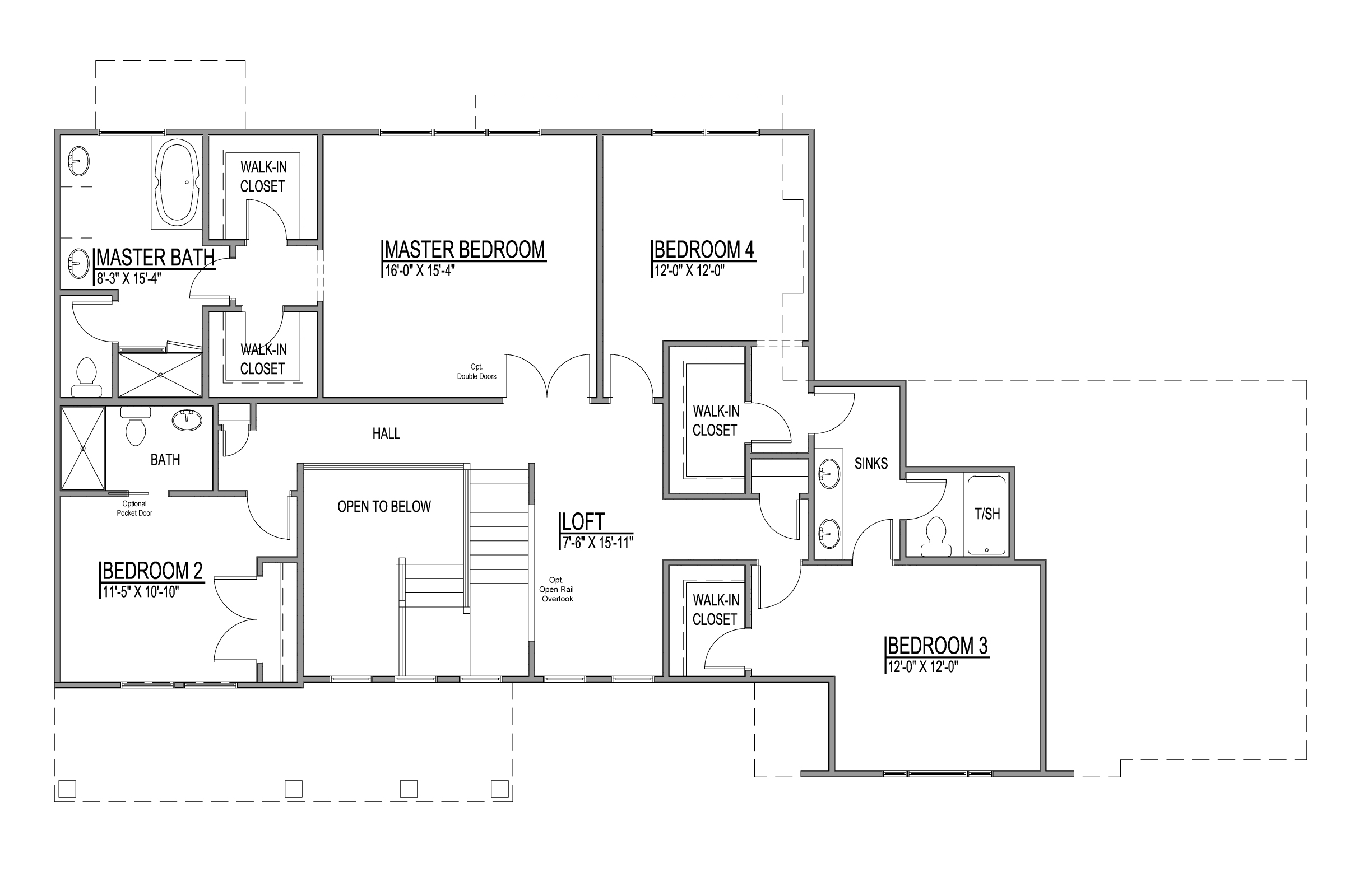 The Sugarberry | Floor Plans | DJK Custom Homes