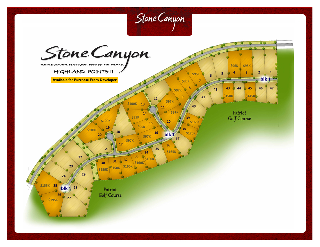 Highland Pointe II Neighborhood | Stone Canyon