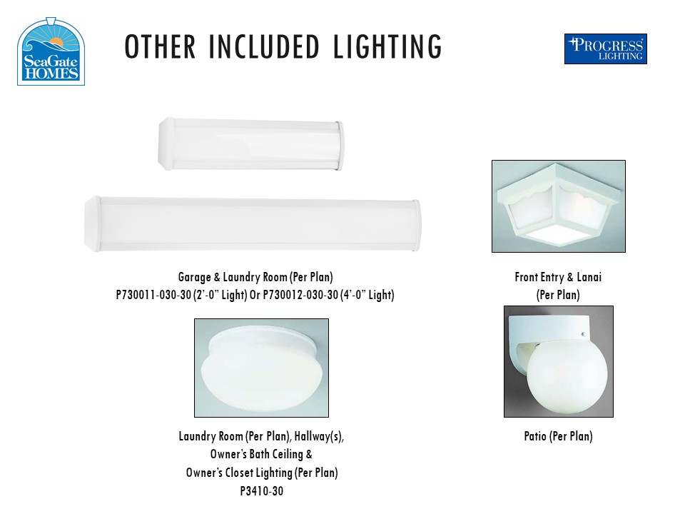 Design Studio Options | SeaGate Homes