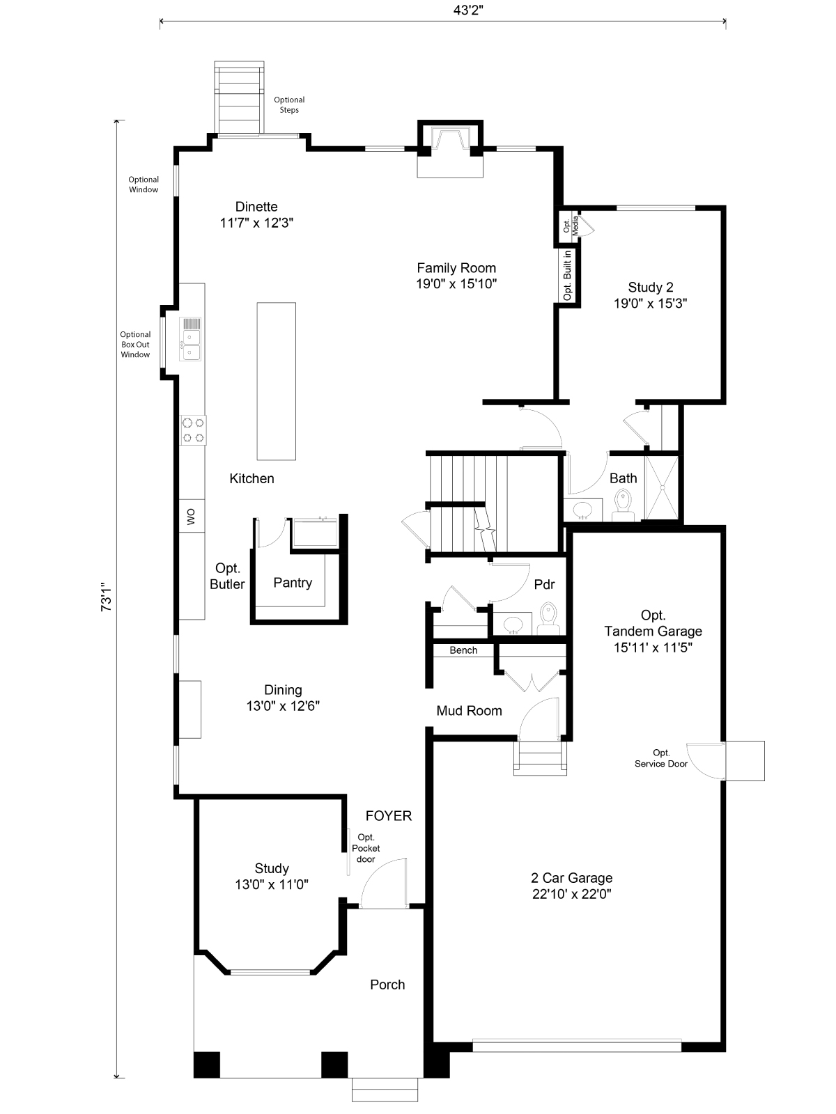 The Wellington | Floor Plans | DJK Custom Homes