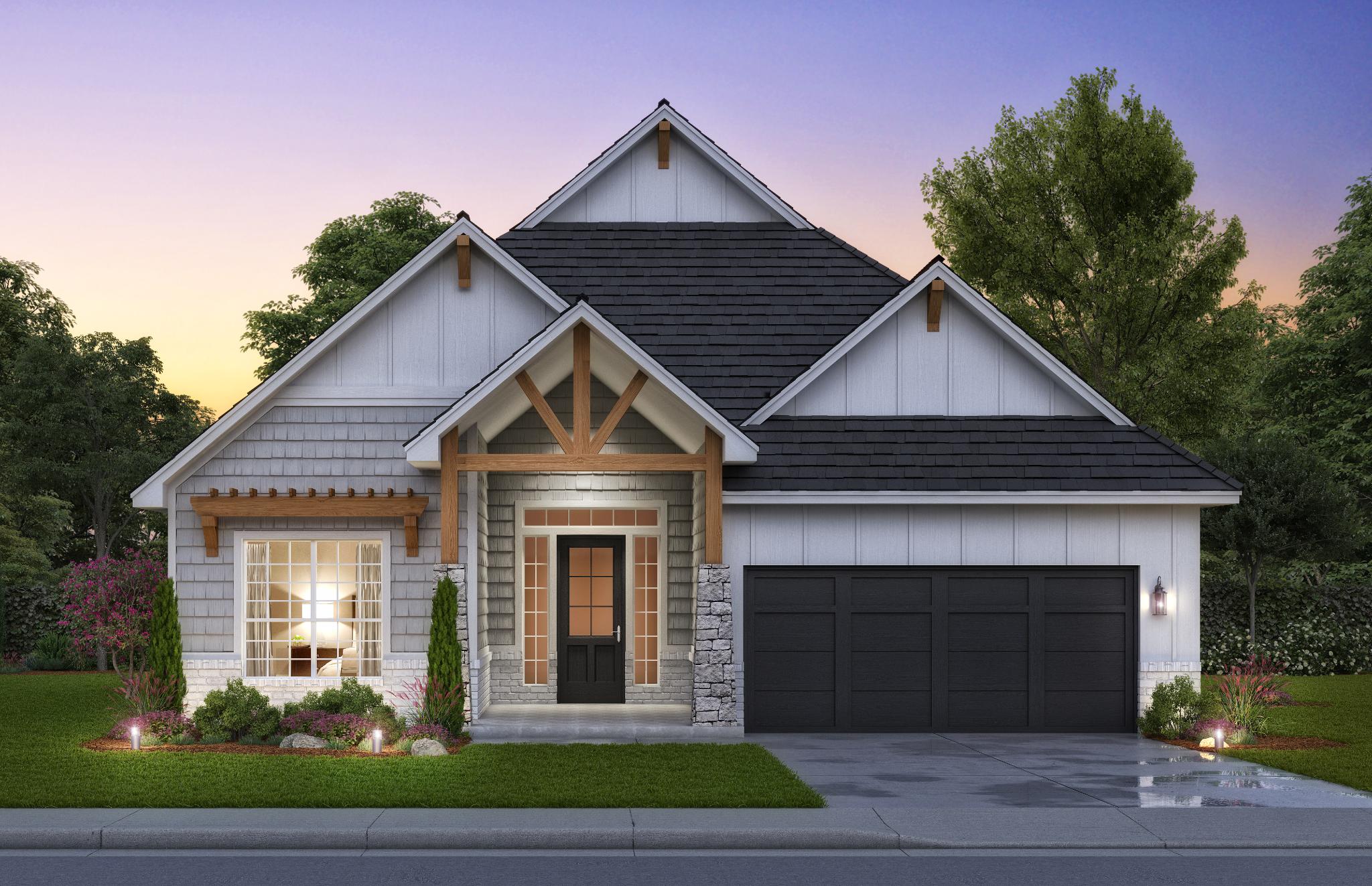 The Maple Floor Plan | OKC Home Builder | Authentic Custom Homes