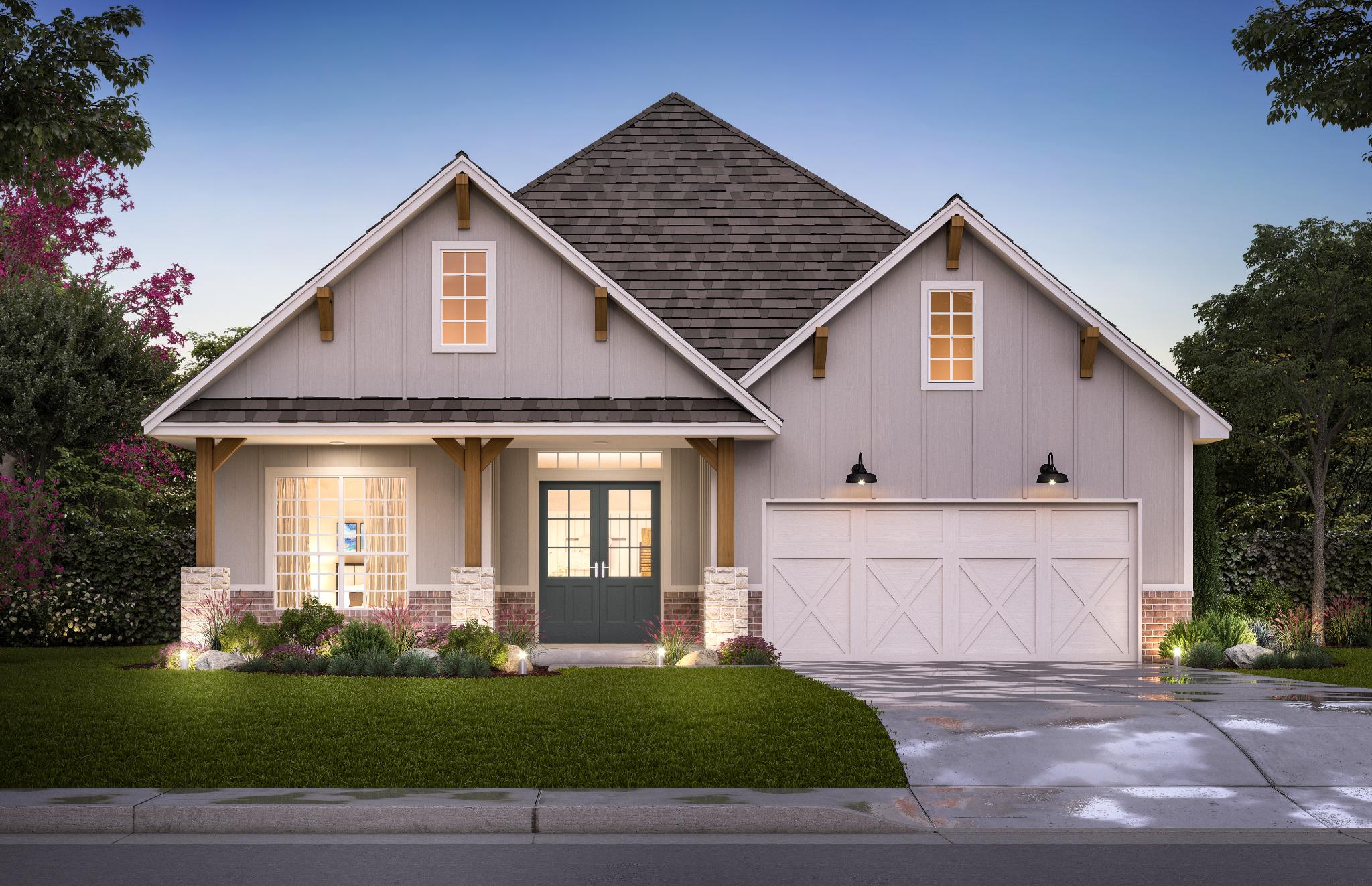 The Maple Floor Plan | OKC Home Builder | Authentic Custom Homes