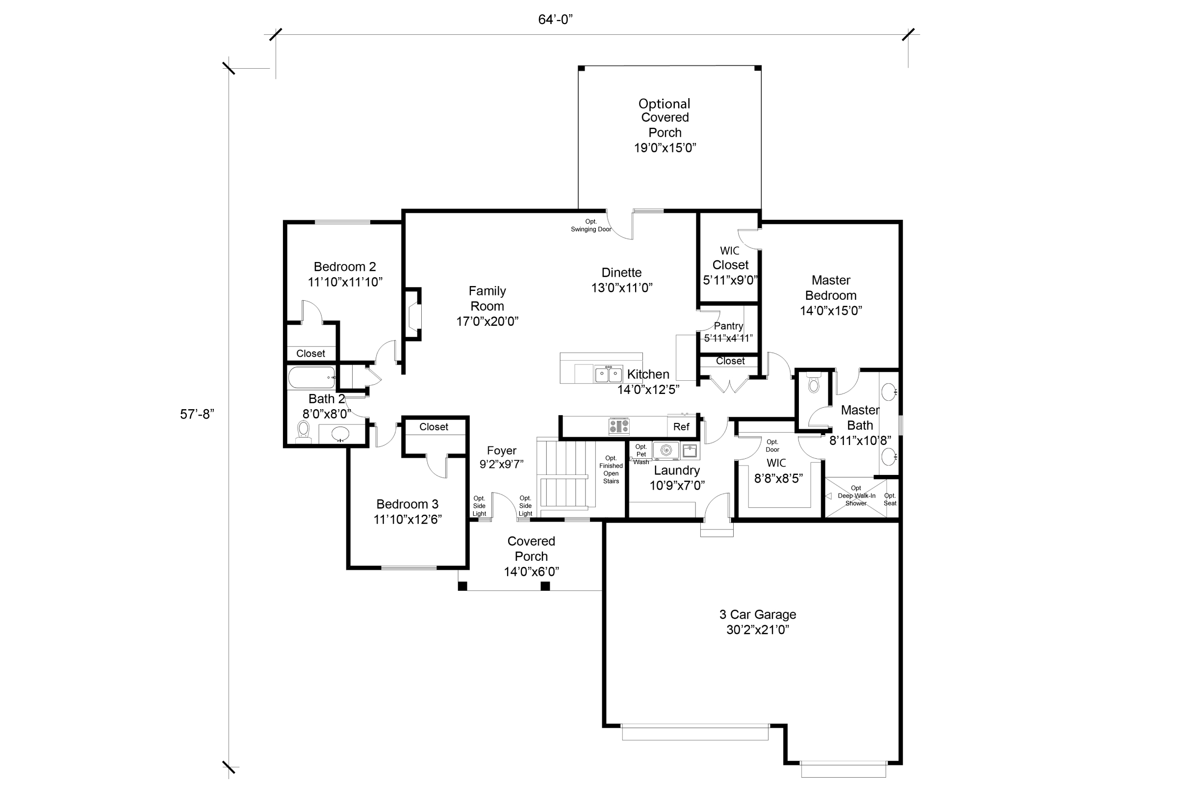 The Luna | Floor Plans | DJK Custom Homes