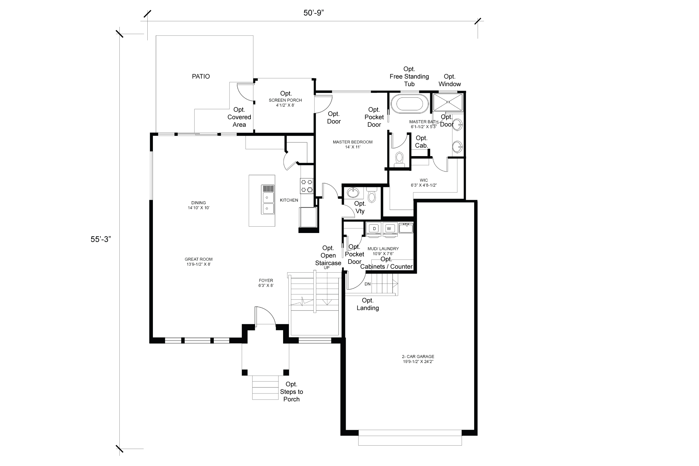 The Summit | Floor Plans | DJK Custom Homes