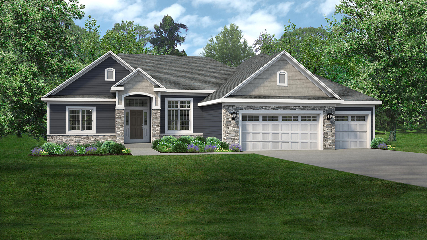 Waterford Estate Elevation Shown