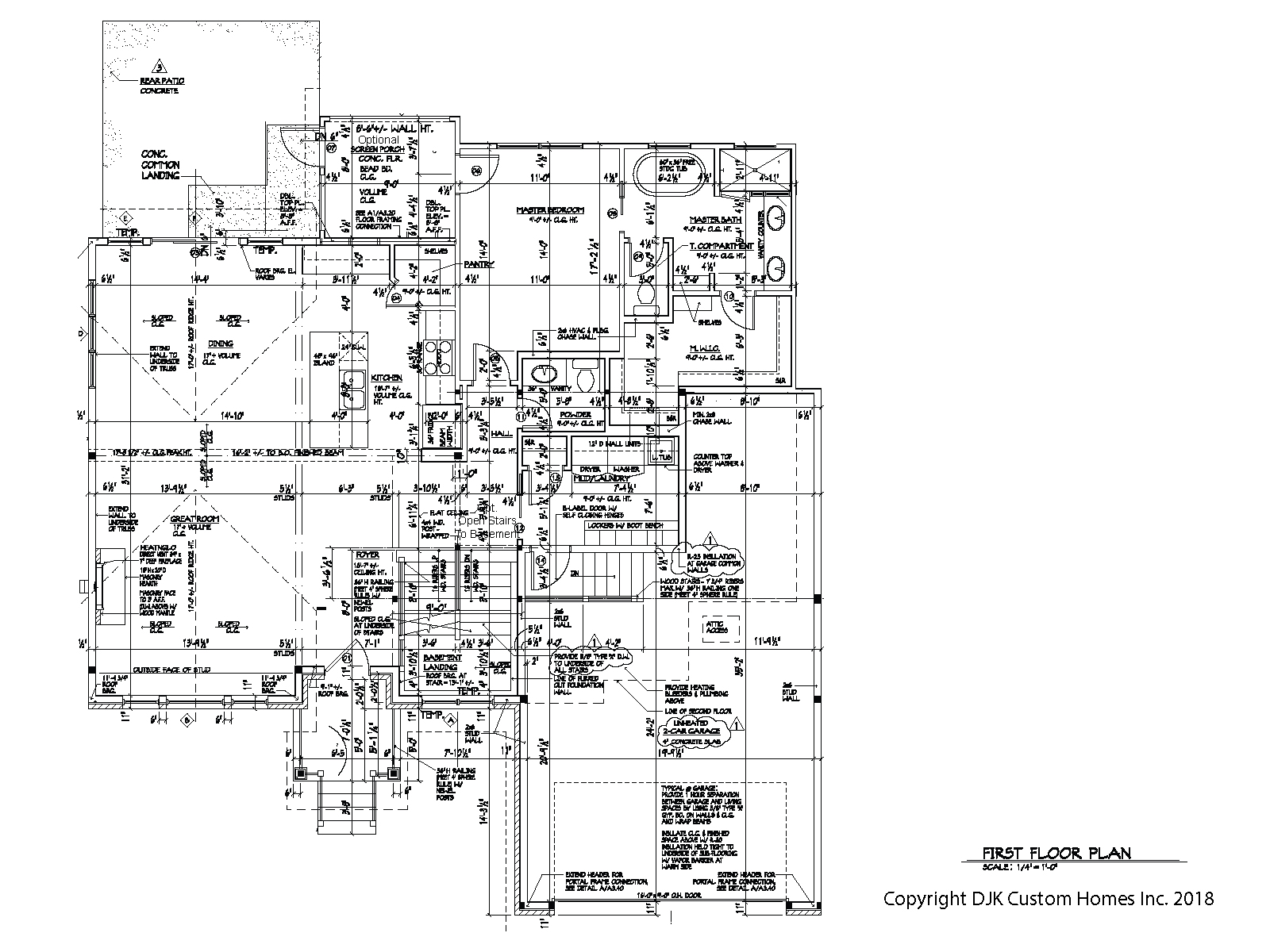 The Summit | Floor Plans | DJK Custom Homes