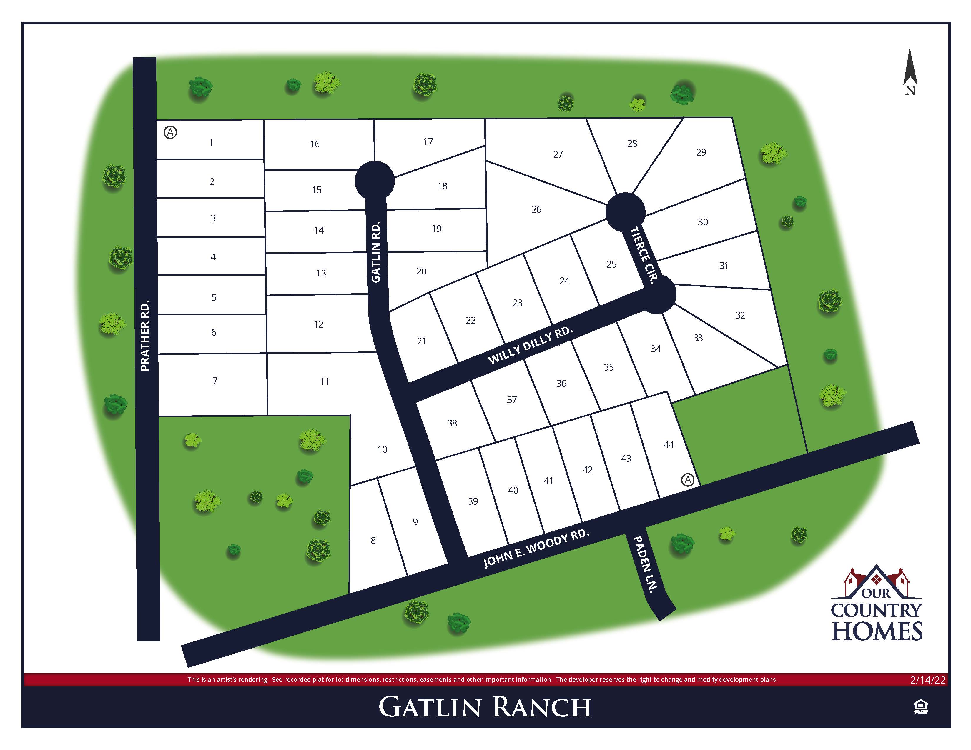 Gatlin Ranch | Springtown New Homes | Our Country Homes