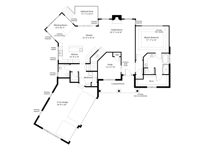 The Chestnut | Floor Plans | DJK Custom Homes
