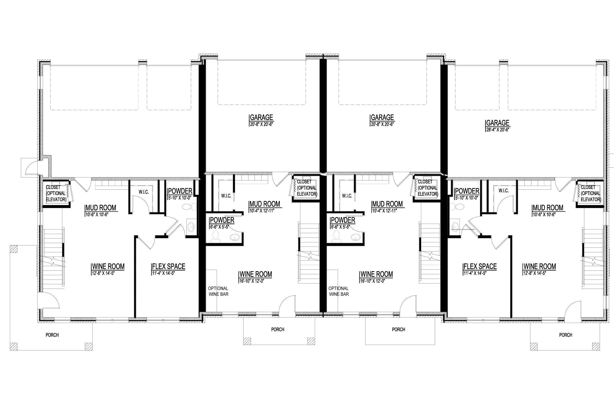 Building 10 at Heritage Place - 4 Unit Building | Floor Plans | DJK ...