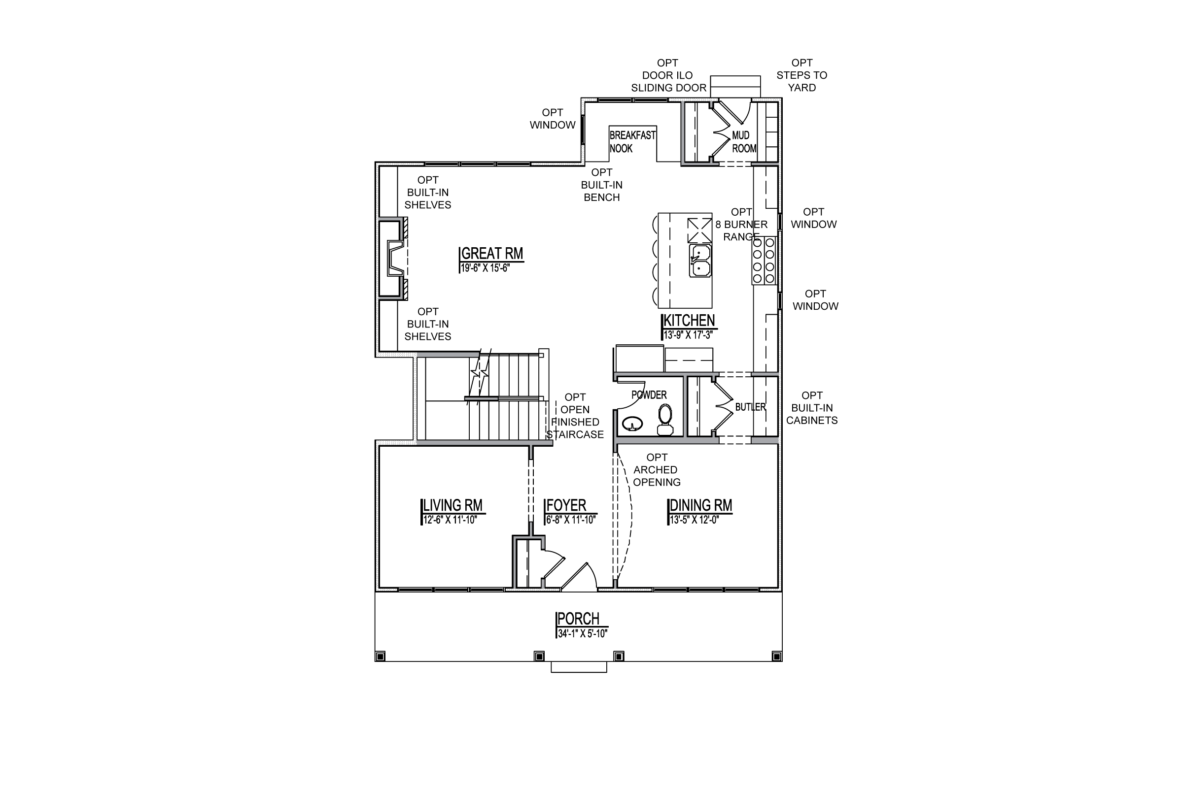 The Charlotte | Floor Plans | DJK Custom Homes