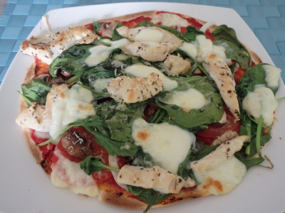 Bodybuilding Protein Pizza recipe.