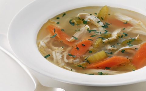 Bodybuilding Chicken And Vegetables Broth recipe.