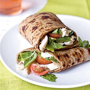 Bodybuilding Caprese Wraps with Chicken recipe.