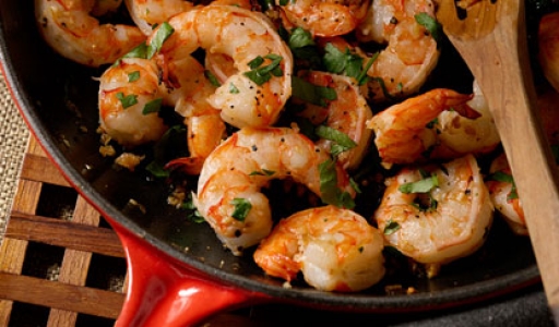 Bodybuilding Garlic Shrimp recipe.