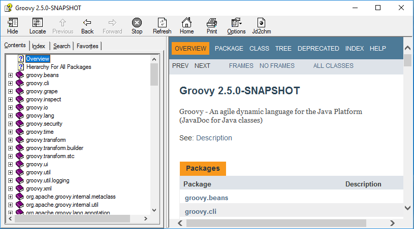 GitHub - andreburgaud/jd2chm: Create HTML Help project files from existing Javadoc and triggers ...