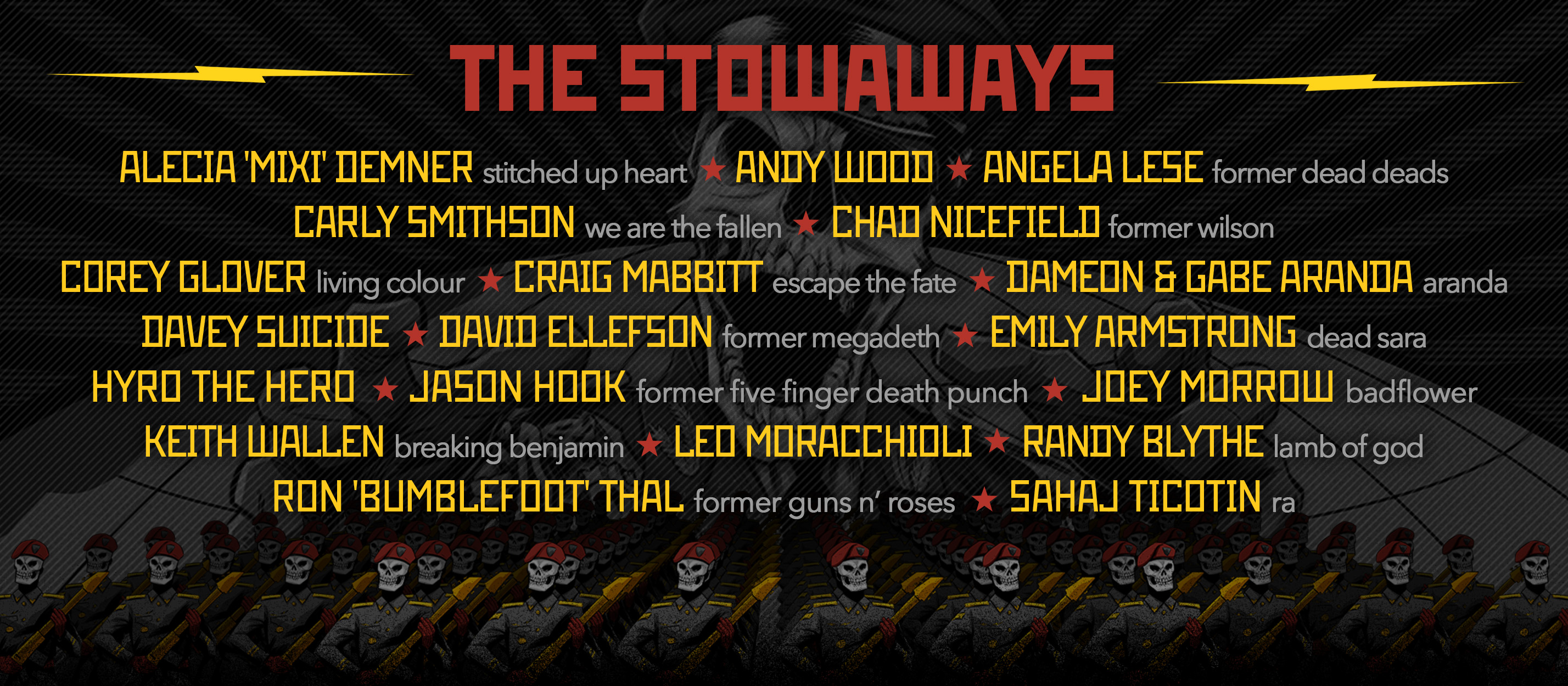 Artist Lineup | ShipRocked