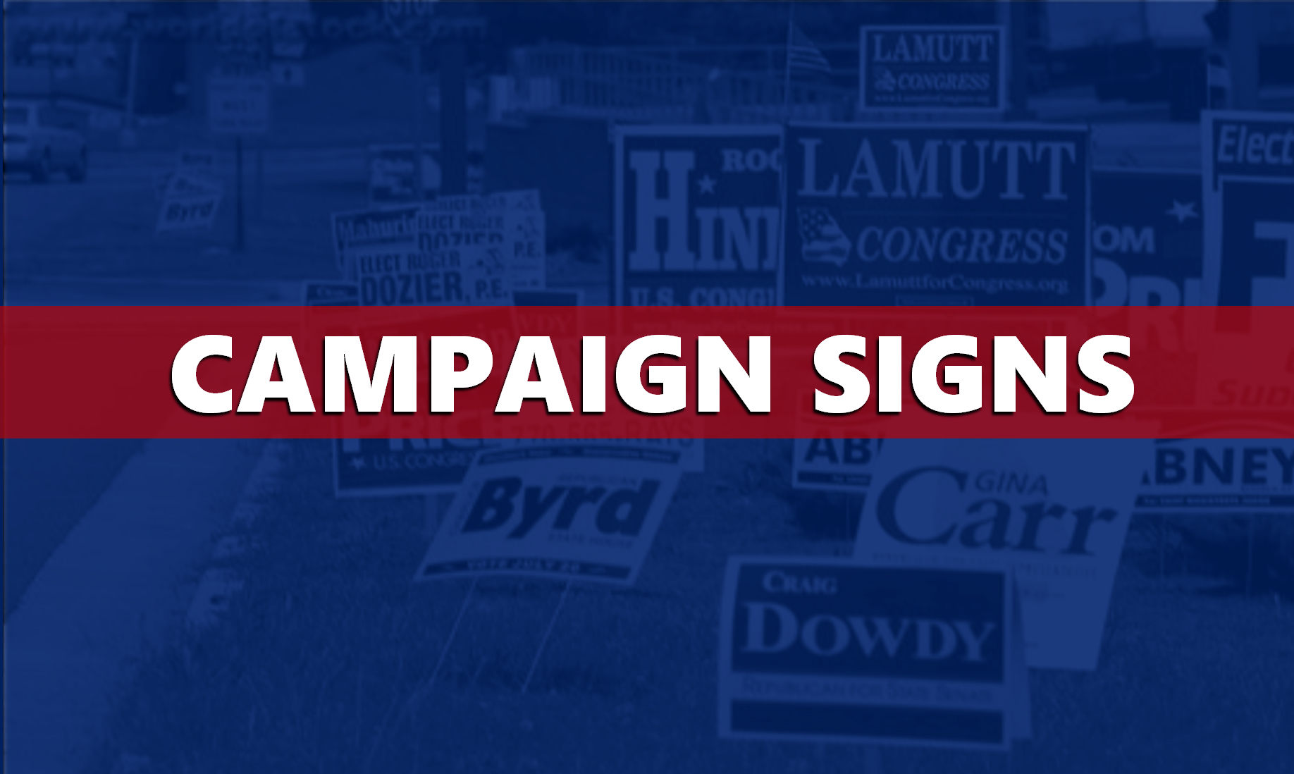 INDOT: Campaign Signs are Prohibited From State Right-of-Ways