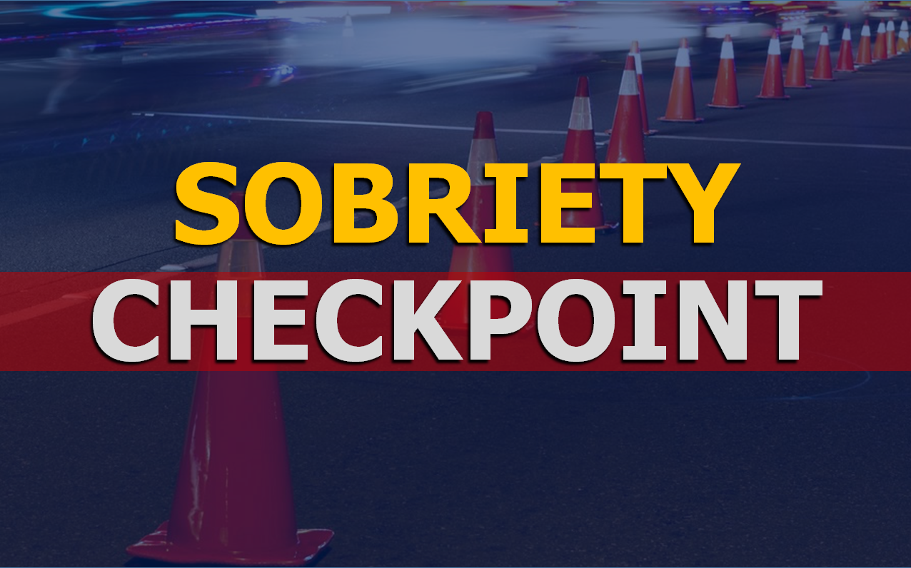 Sobriety Checkpoint Washington State Sign