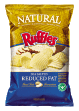 028400023733 UPC - Ruffles Natural Reduced Fat Sea Salted Potato Chips ...