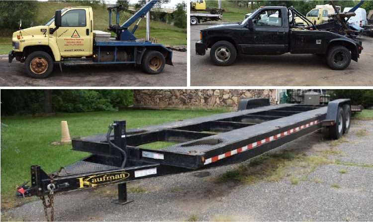 Towing Equipment, Vehicles & Shop Supplies