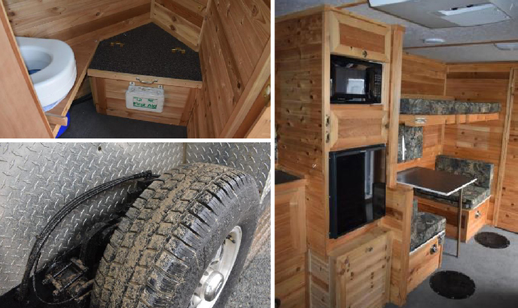 2011 Ice Castle 16' V American Eagle Drop Down Ice House