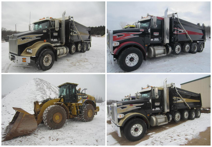 (5) 2017 Quad Axle Dump Trucks & 2015 Cat 980 Payloader - Rice Lake, WI