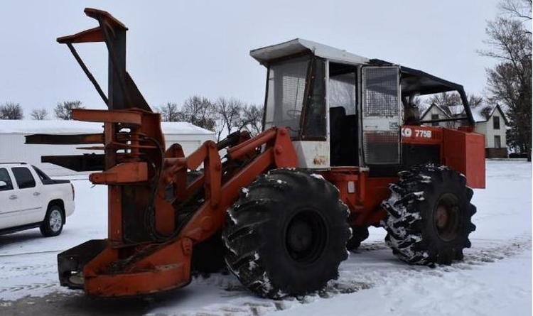 1996 Barko 775B Feller Buncher With Hot Saw Head
