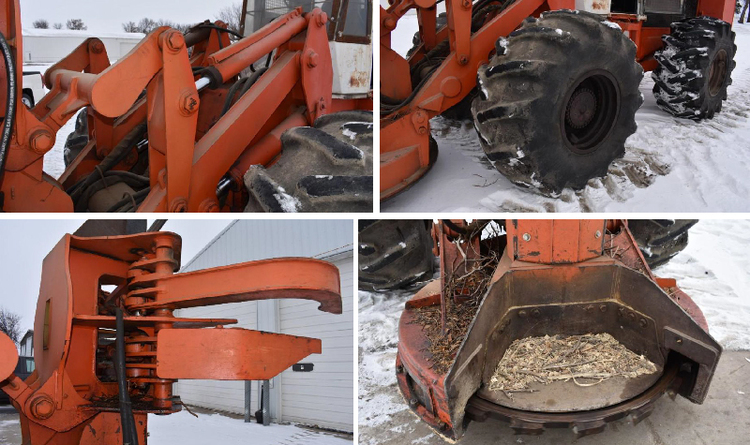 1996 Barko 775B Feller Buncher With Hot Saw Head