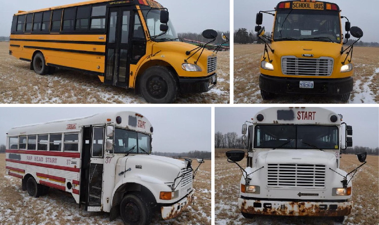 2009 Freightliner Thomas Bus & 1998 International Navistar Bus