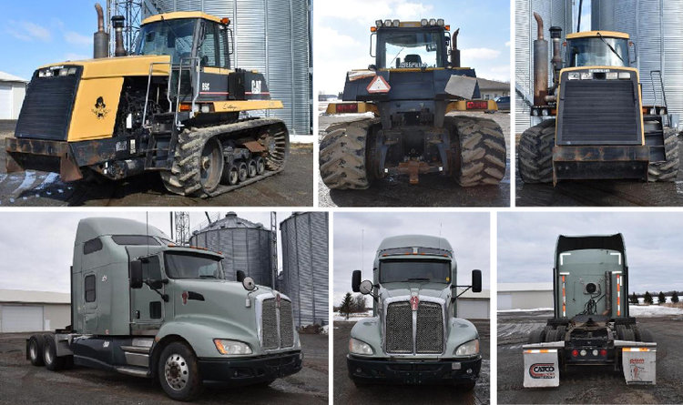 Cat 85C Challenger & 2010 Kenworth T660 Tractor