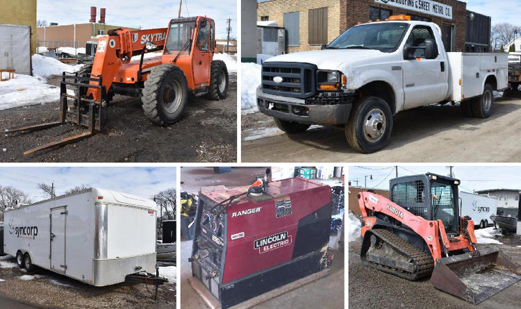 General Contractor Equipment: Telehandler, Skid Loader, Trucks ...