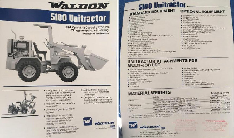 Waldon 5100 Unitractor