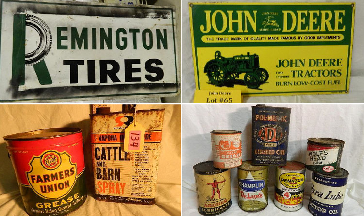 Collectible Signs and Cans