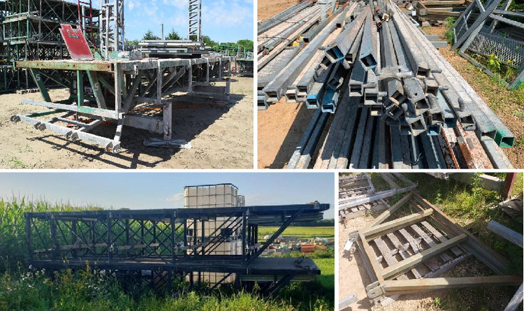 (8) Hydro Mobile Scaffolding Units, Hydro Mobile Accessories & Cat ...