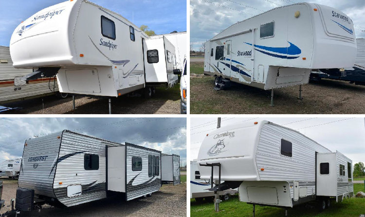 (18) Units: Motorhomes, Travel Trailers & 5th Wheels
