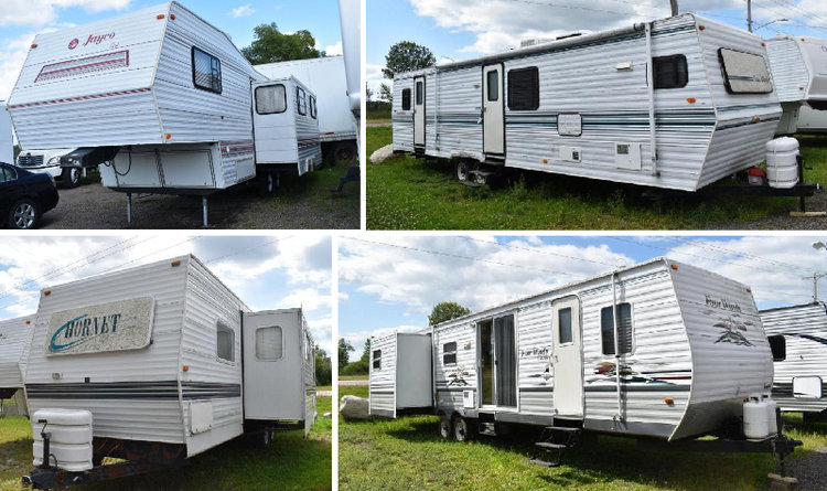 (18) Units: Motorhomes, Travel Trailers & 5th Wheels