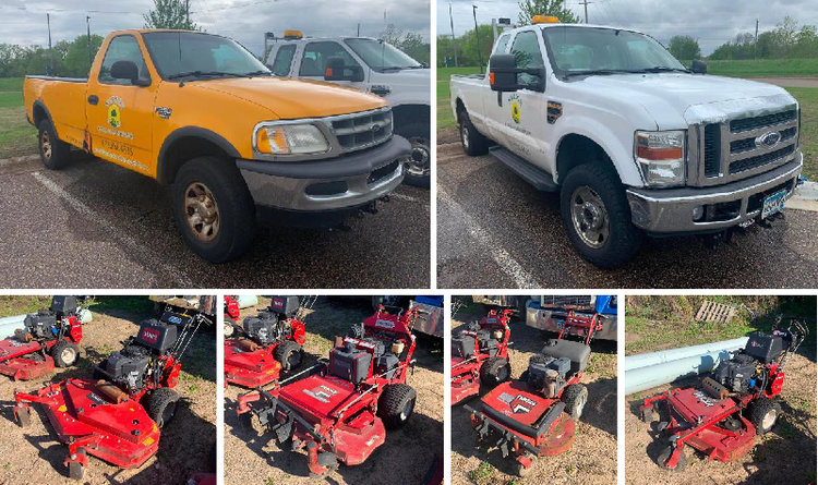 (4) Lawn Mowers, 1998 Ford F-250 & 2008 Ford F-250